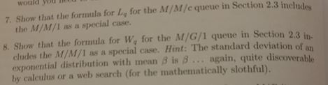 Solved The Question is about 'Queueing Theory M/M/C and | Chegg.com