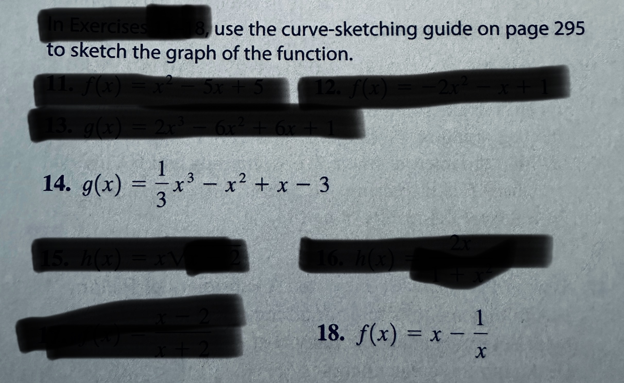 Solved use the curve-sketching guide on page 295to sketch | Chegg.com