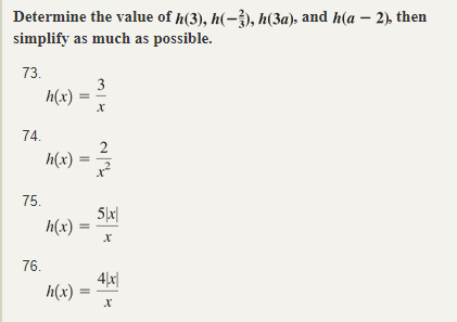 Solved Show me the steps to solve #76 ﻿Determine the value | Chegg.com