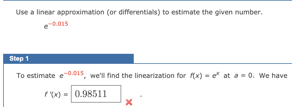 Solved Use a linear approximation (or differentials) to | Chegg.com