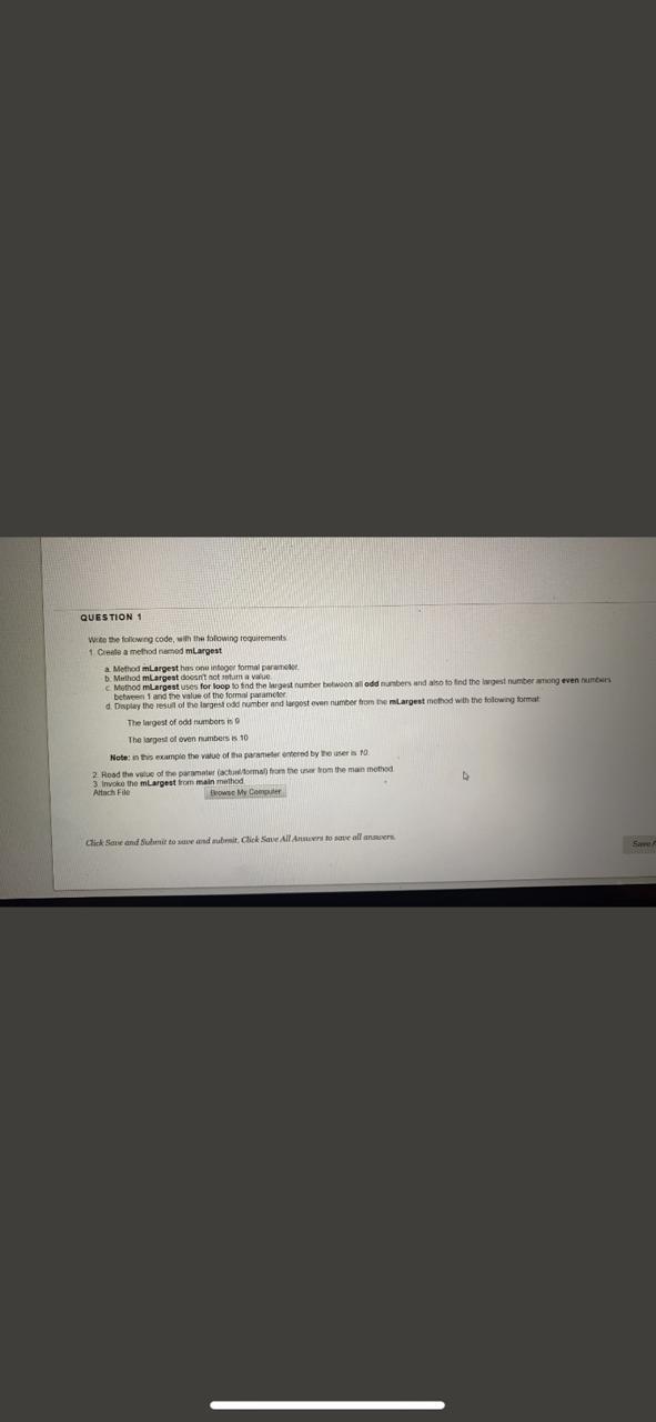 Solved QUESTION 1 Wite the folkwing code, with the following | Chegg.com