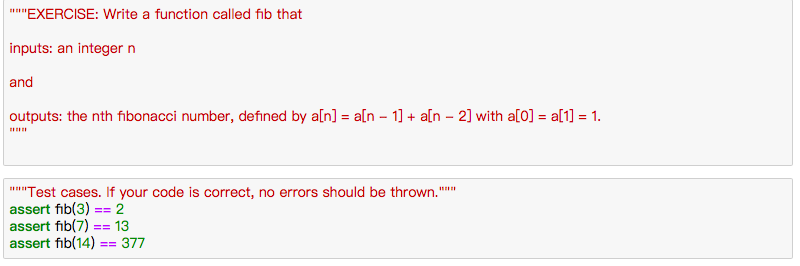 Solved EXERCISE: Write a function called fib that inputs: an | Chegg.com