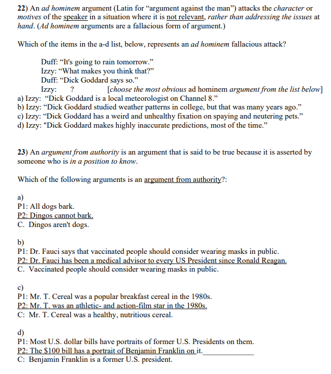 22 An Ad Hominem Argument Latin For Argument