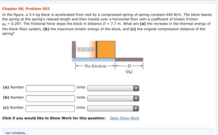Solved In the figure, a 3.4 kg block is accelerated from | Chegg.com