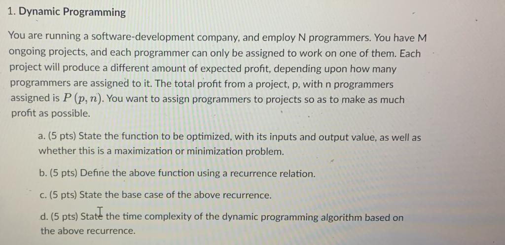 Solved Pls solve Q1, define the function as recurrence | Chegg.com