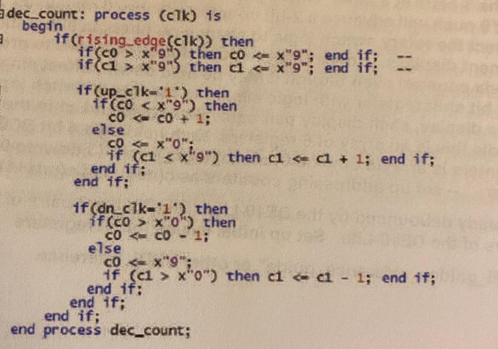 4) The V99 logic (on page 97) detects both digits | Chegg.com