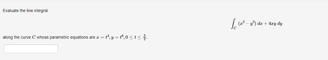 Solved Evaluate the line integral Jord? (x2 - y2) dx + 4xy | Chegg.com