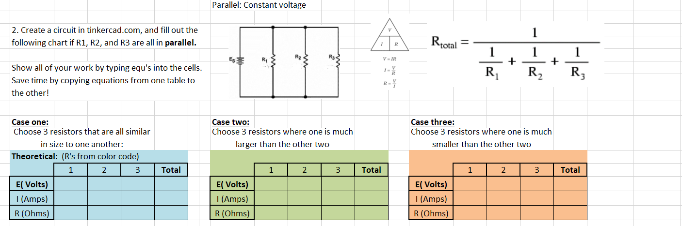 Solved Using TinkerCAD create a parallel circuit with 3 | Chegg.com
