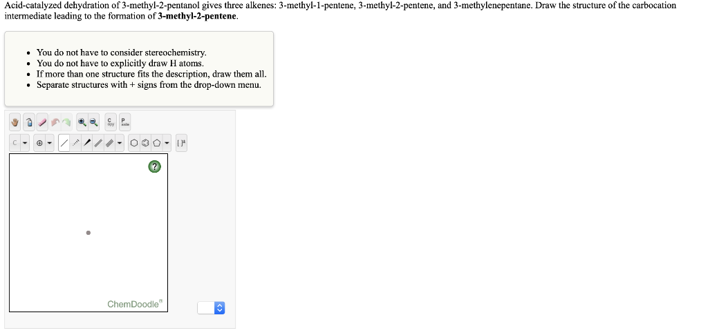 Solved Acid-catalyzed dehydration of 3-methyl-2-pentanol | Chegg.com
