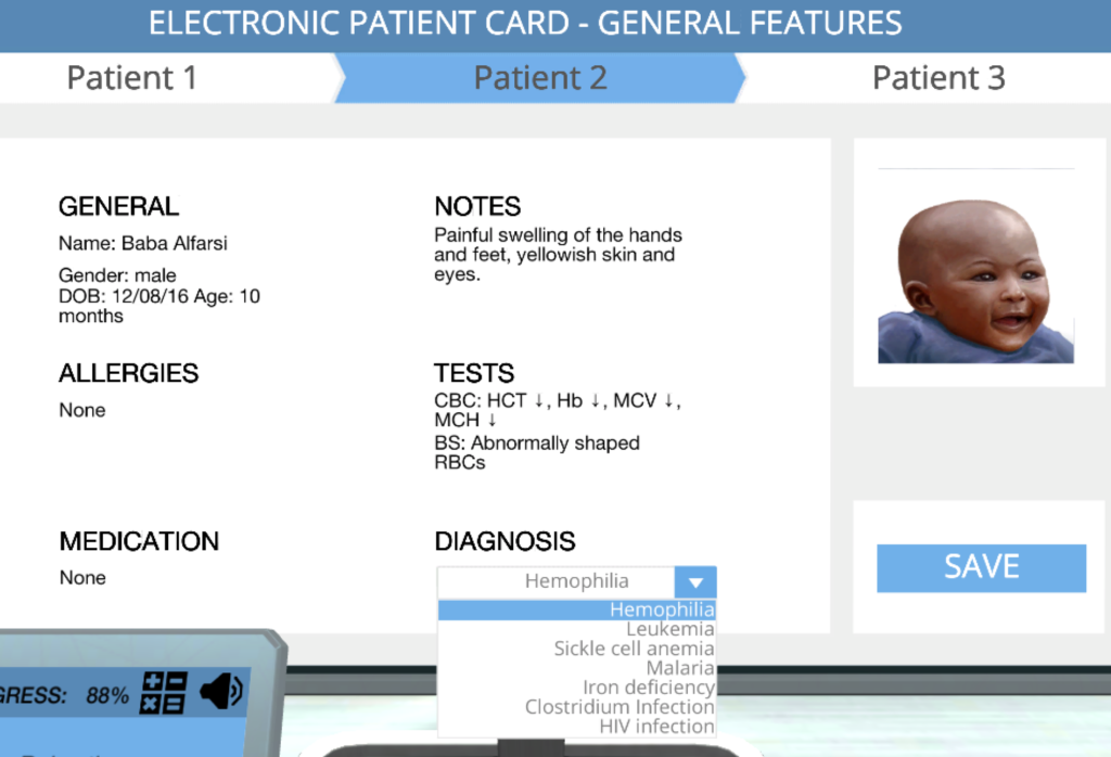 Solved ELECTRONIC PATIENT CARD - GENERAL FEATURES Patient 1 | Chegg.com
