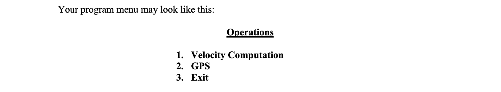 Develop a menu driven C++ program to perform the | Chegg.com