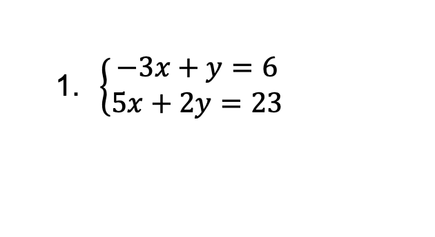 Solved Determine which method, Substitution or Elimination, | Chegg.com
