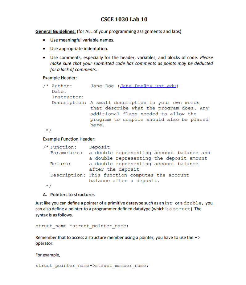 Solved Program Required Define Structure Pointer Structure Perform Operations Members