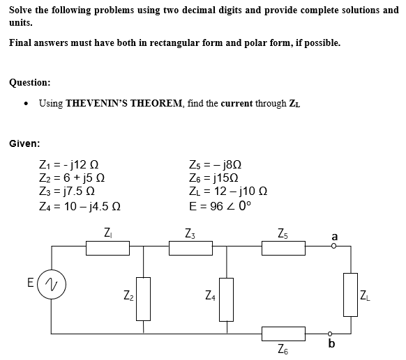 Solved Solve the following problems using two decimal digits | Chegg.com