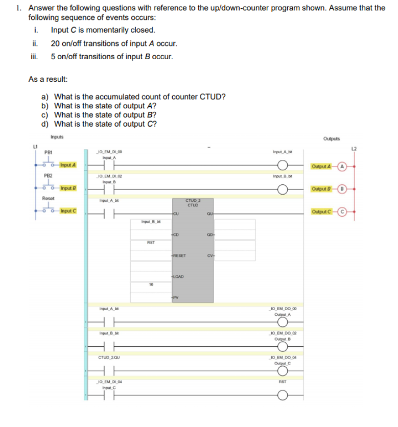 Solved 1. Answer the following questions with reference to | Chegg.com
