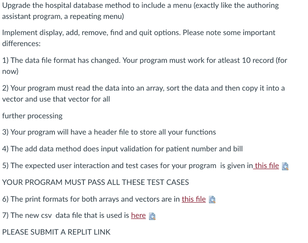 Solved Write a complete modular C++ program that does the | Chegg.com