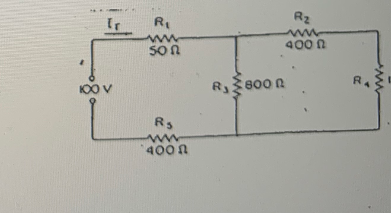 Solved Find the line current, current through each resistor, | Chegg.com