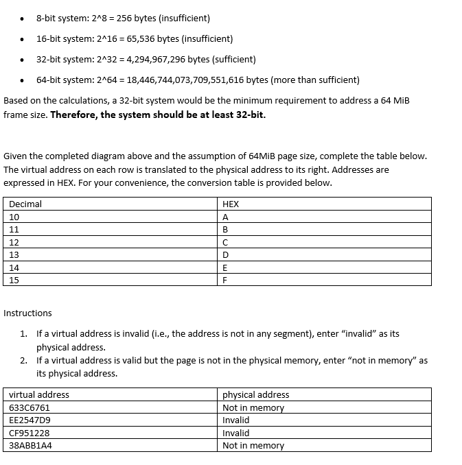Solved Instructions 1. Fill the Frame Number field and the | Chegg.com