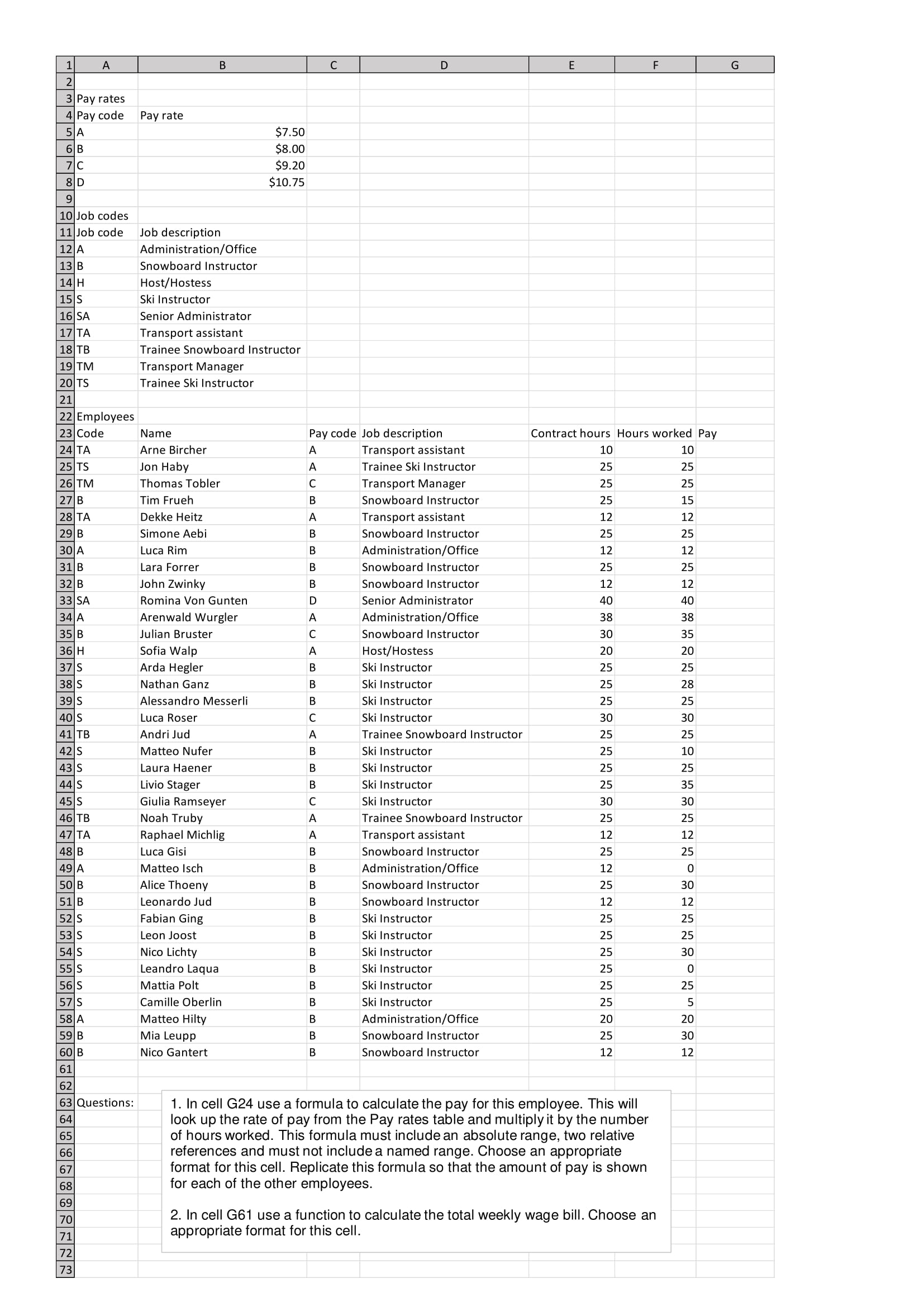 Solved tormat tor this cell. Keplicate this tormula so that | Chegg.com