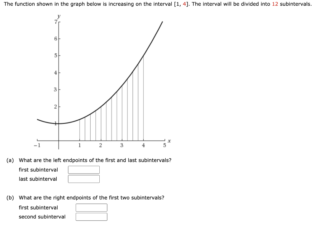 Solved Use left and right endpoints and the given number of | Chegg.com