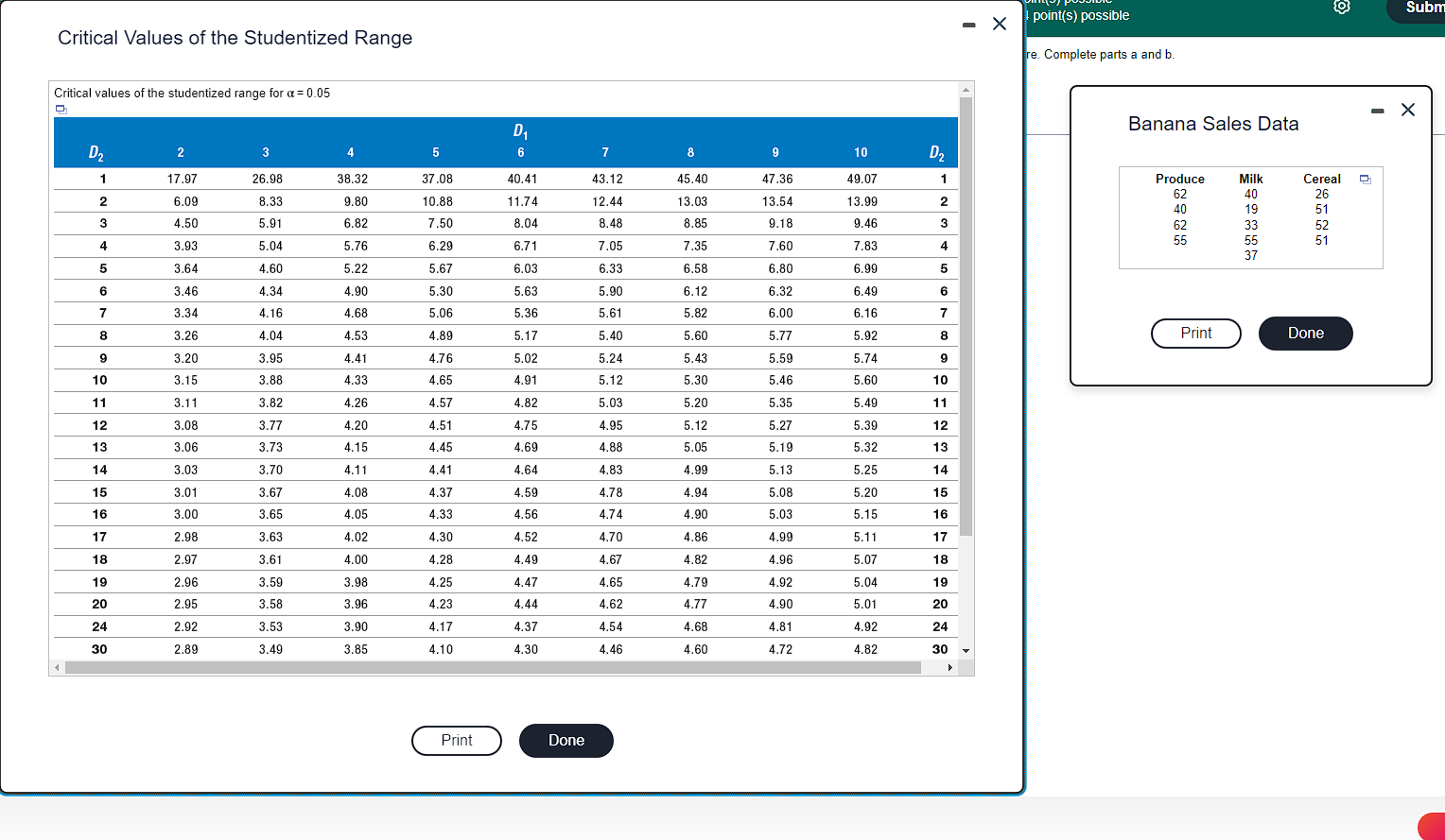 Solved Click here to view the banana sales data. Click here | Chegg.com