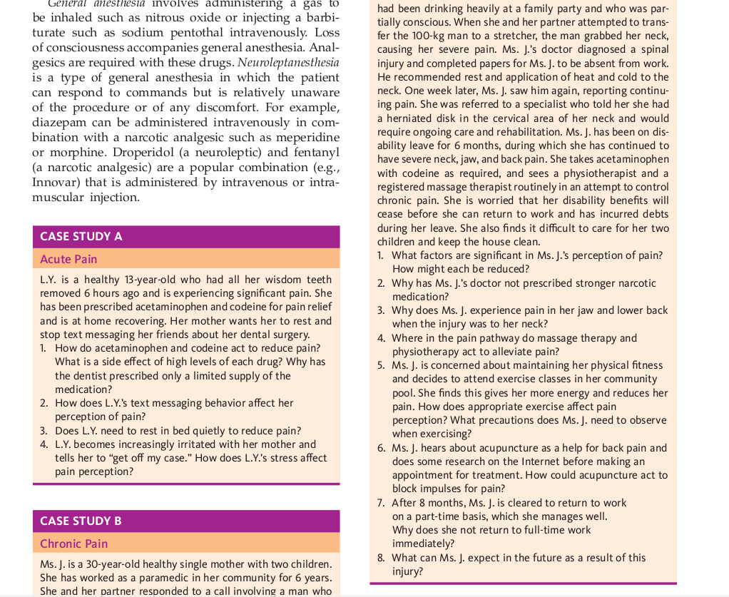 Solved General anesthesia involves administering a gas to be | Chegg.com
