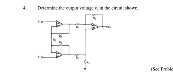 Solved Determine the output voltage v_0 in the circuit | Chegg.com