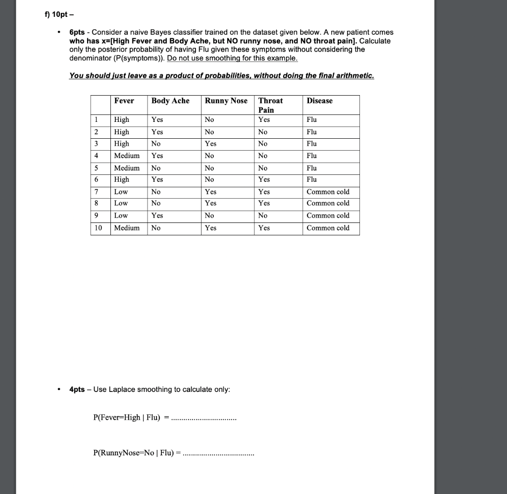 Solved 6) 25pt - Bayesian Decision Theory Consider a | Chegg.com