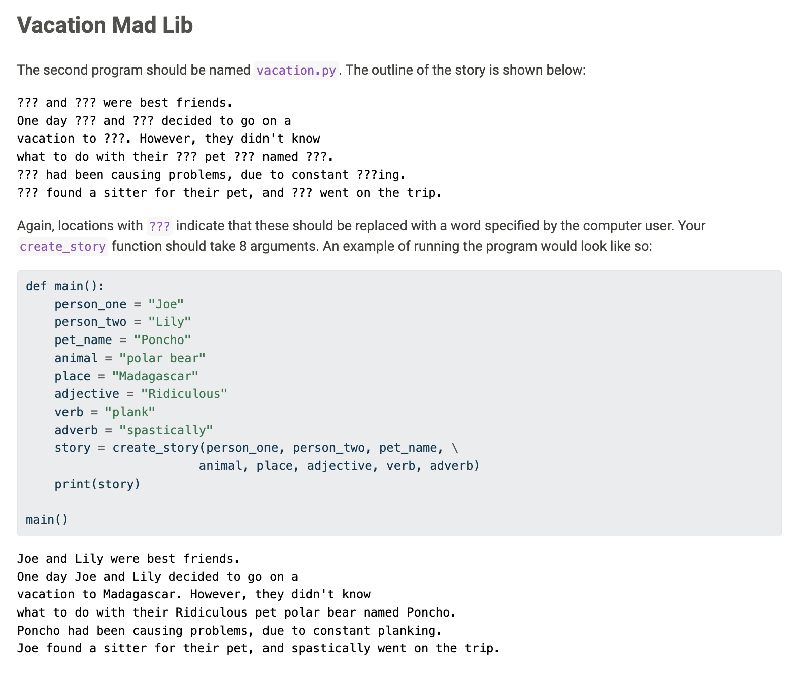 Solved DO NOT USE f-strings USE concatenation instead!It is | Chegg.com