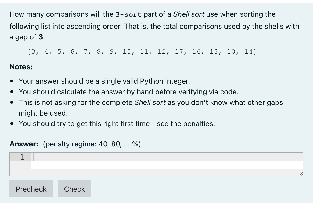 Solved Give the resulting state of the following list after | Chegg.com