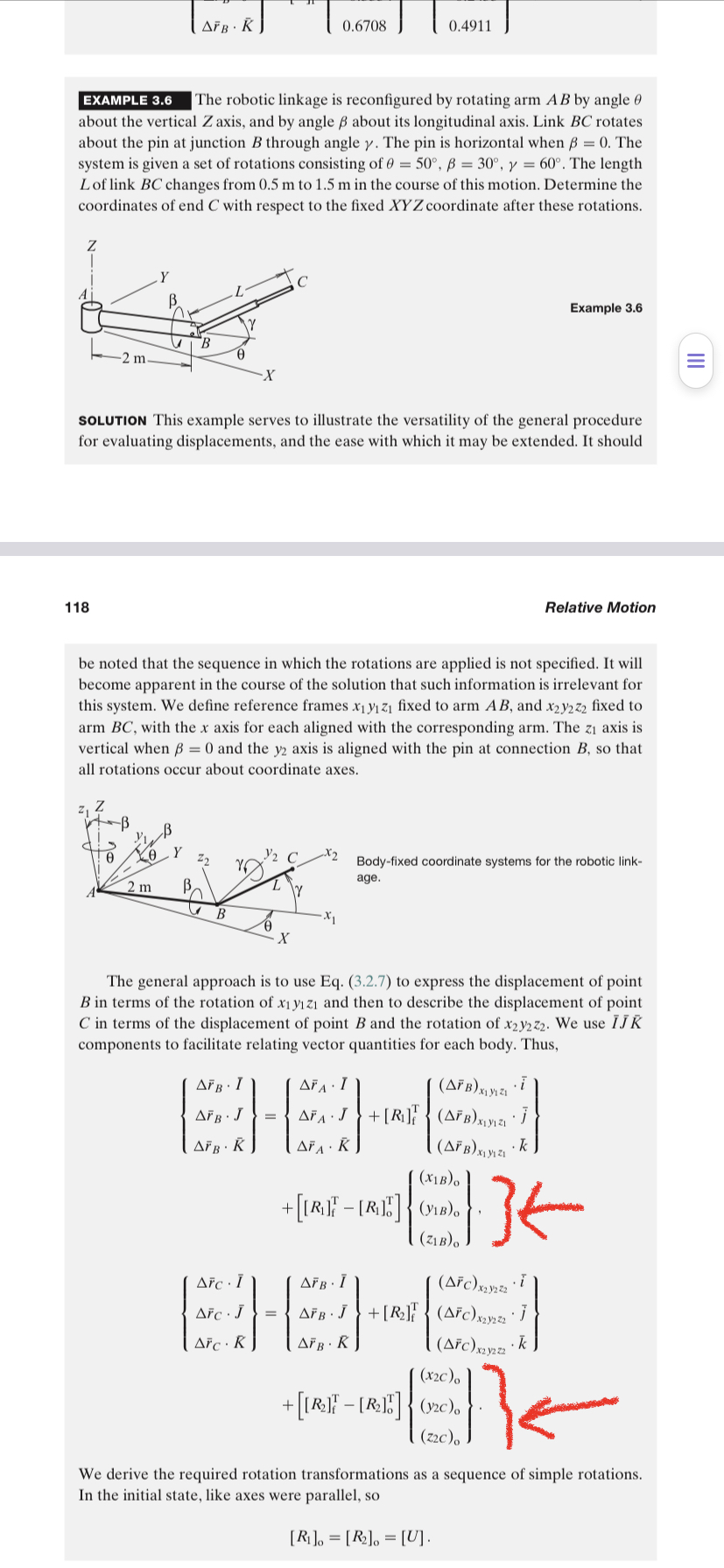 Solved HELLO please i need to know the value of The (x,y,z)B | Chegg.com