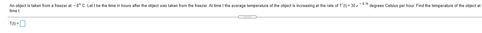 Solved An object is taken from a freezer at -8° C. Lett be | Chegg.com