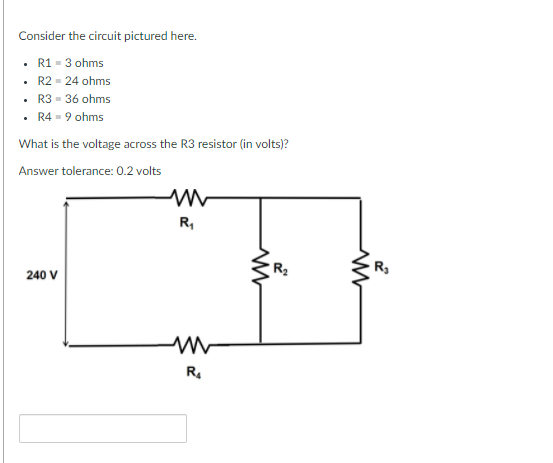 Solved Consider the circuit pictured here. R1 - 3 ohms R2 - | Chegg.com