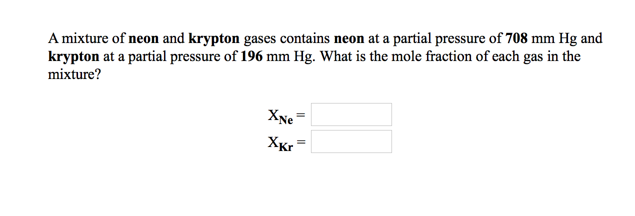 Solved A mixture of neon and krypton gases contains neon at | Chegg.com