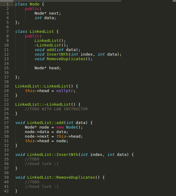 Solved Remove Duplicates of Sorted Linked List(Definitely | Chegg.com