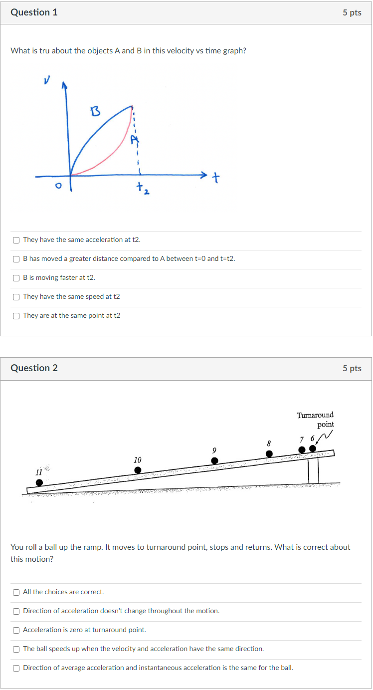 Solved What is tru about the objects A and B in this | Chegg.com