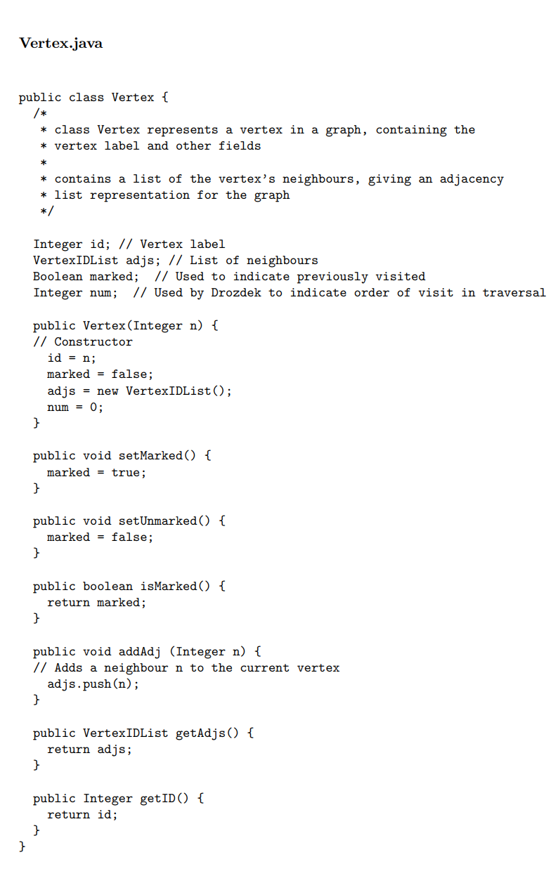 Solved For this question, assume the definition of Java | Chegg.com