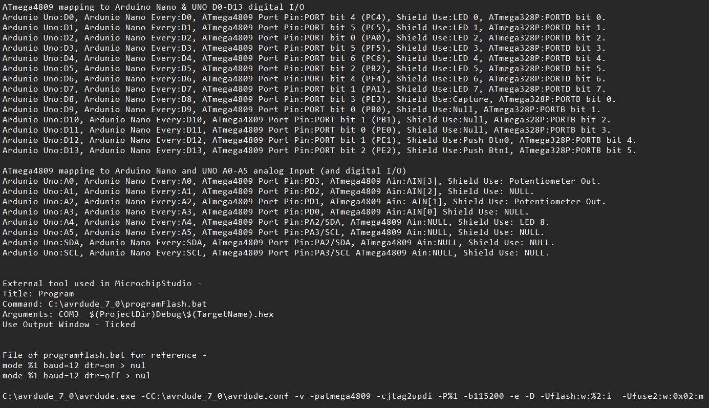Solved I Am Using Atmega4809 And Arduino Nano For Microchip 0517
