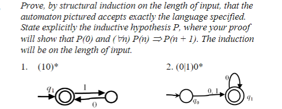 Solved Prove, by structural induction on the length of | Chegg.com