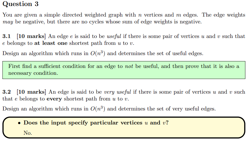 Solved You are given a simple directed weighted graph with n | Chegg.com