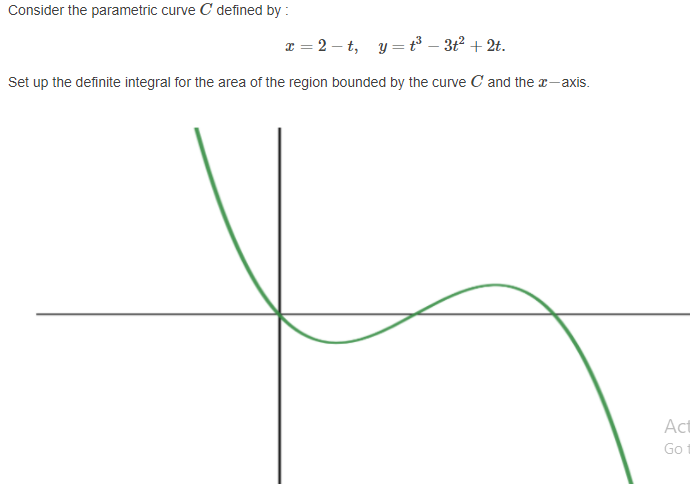 Solved Consider the parametric curve C defined by : I = 2 – | Chegg.com