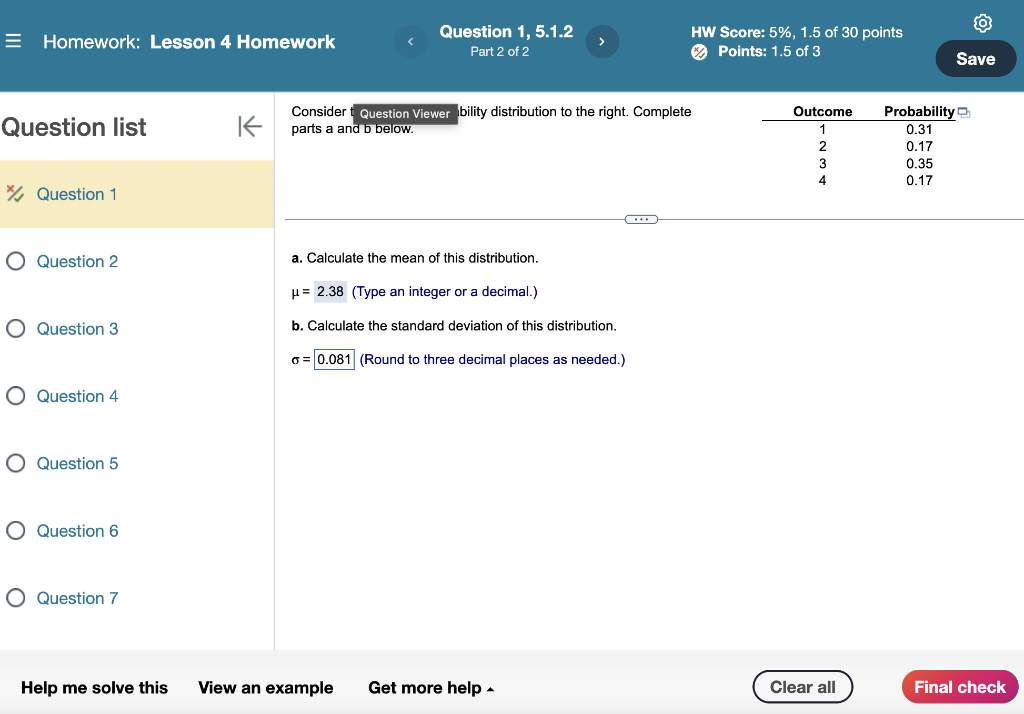 Solved lestion list ∣