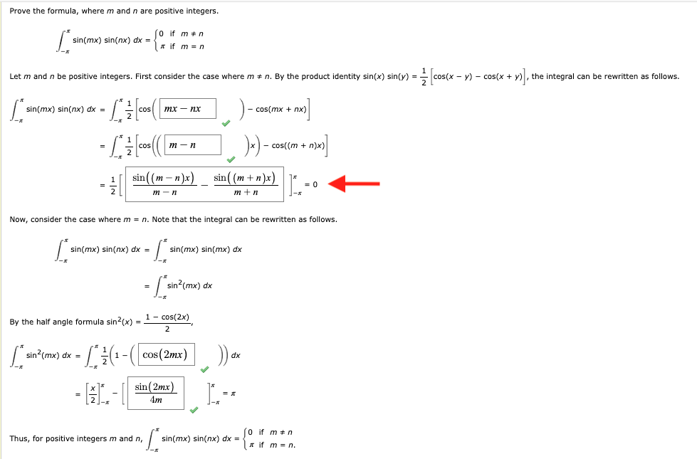 Solved Prove the formula, where m and n are positive | Chegg.com