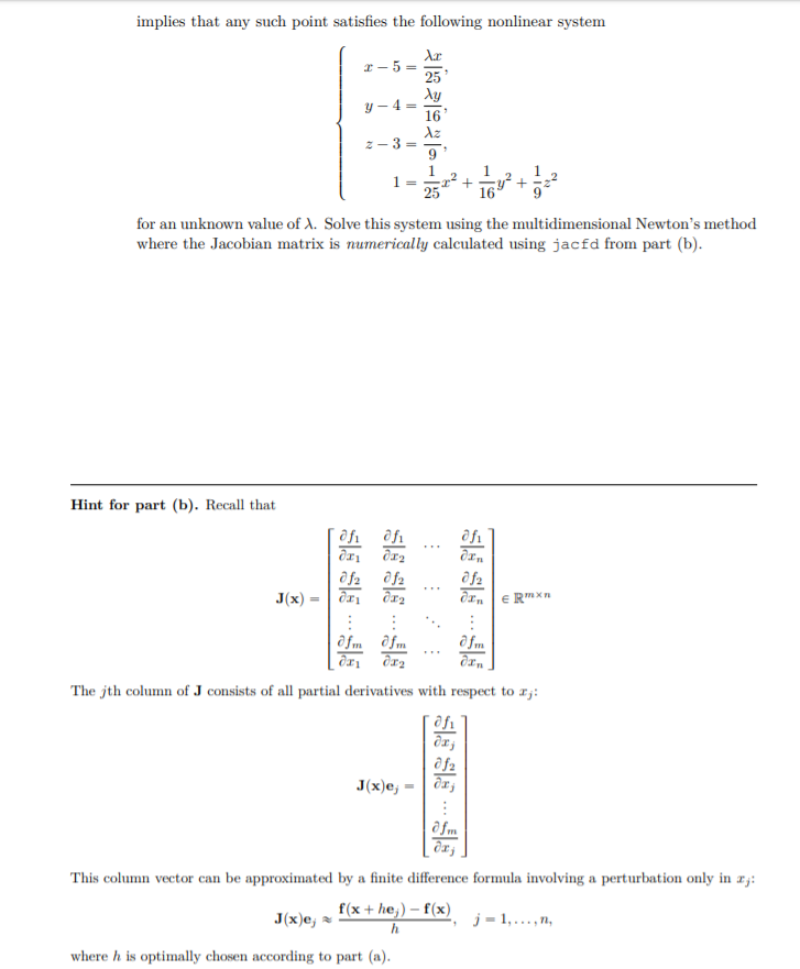 Optimal Step Size [25 points] In lecture, the optimal | Chegg.com