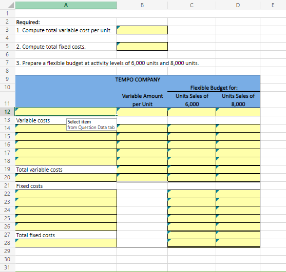 Solved PLEASE INCLUDE EXCEL FORMULASPLEASE INCLUDE EXCEL | Chegg.com Solved PLEASE INCLUDE EXCEL FORMULASPLEASE INCLUDE EXCEL | Chegg.com