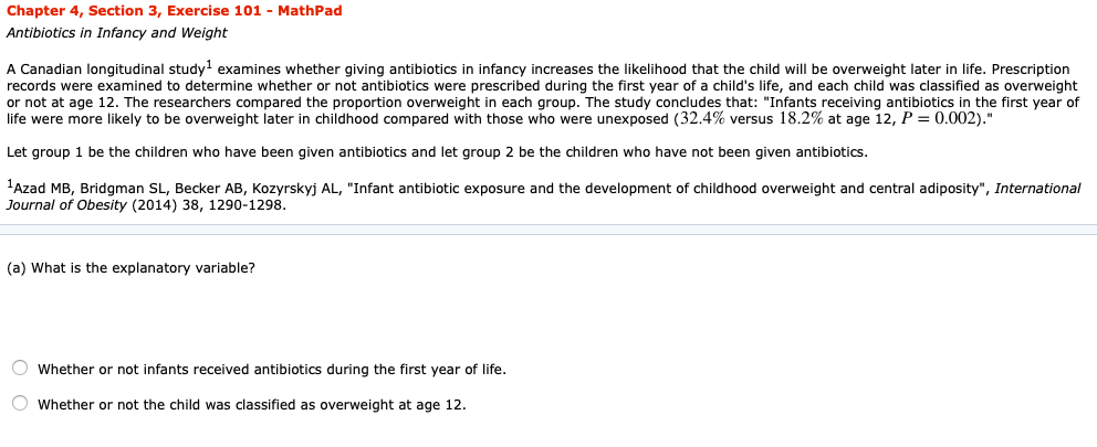 Solved Chapter 4, Section 3, Exercise 101 - MathPad | Chegg.com