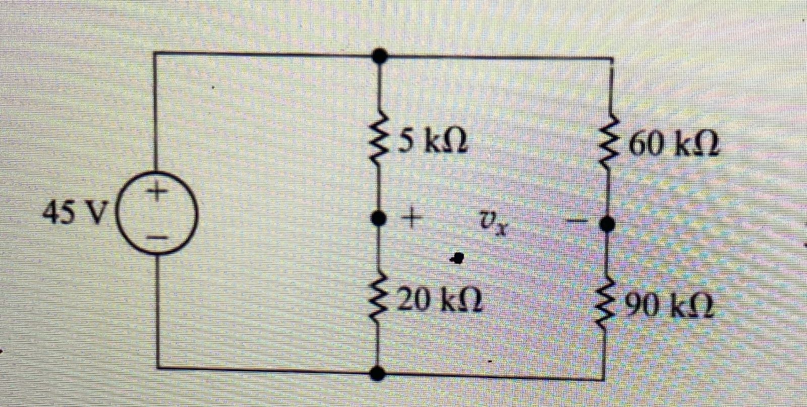 Solved Find VX in the follow circuit | Chegg.com Solved Find VX in the follow circuit | Chegg.com