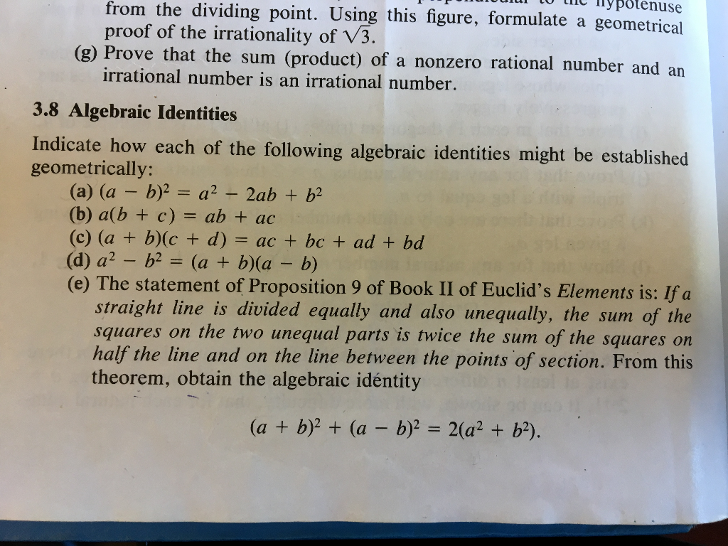 Solved l tinc ly potenuse from the dividing point. Using | Chegg.com