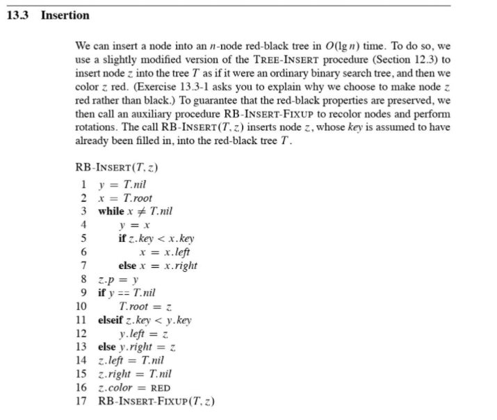 Solved Problem 2. (25 points) The rb_tree.py file contains | Chegg.com