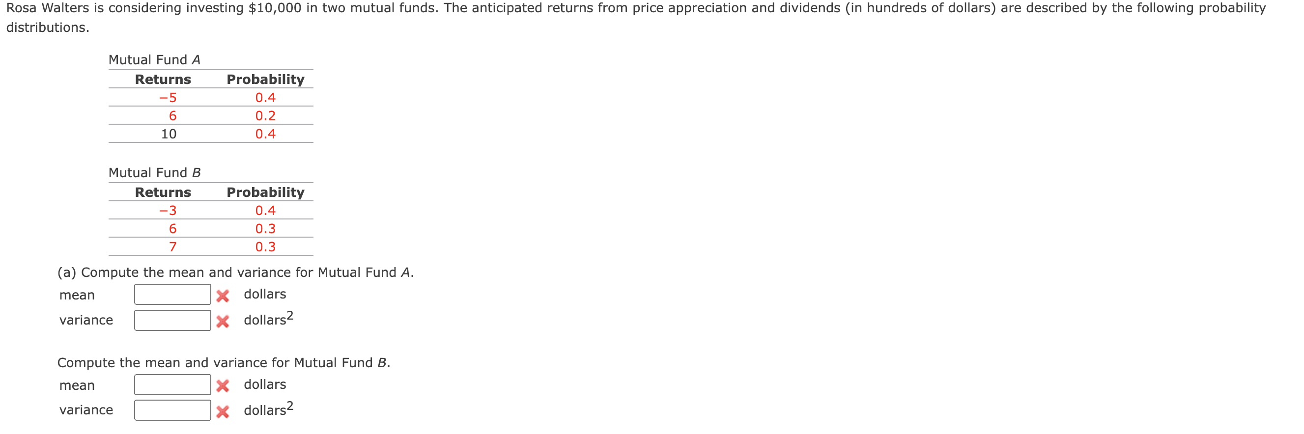 Solved distributions. (a) Compute the mean and variance for | Chegg.com